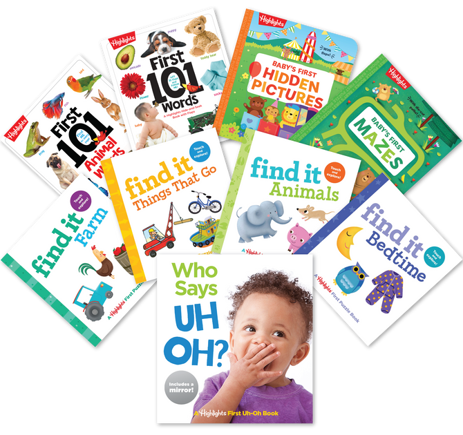 Baby’s First Board Book Bundle | Interactive Books for 0–3 – Highlights Early Learning